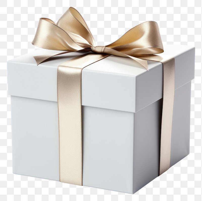 White gift box ribbon celebration | Free Photo - rawpixel