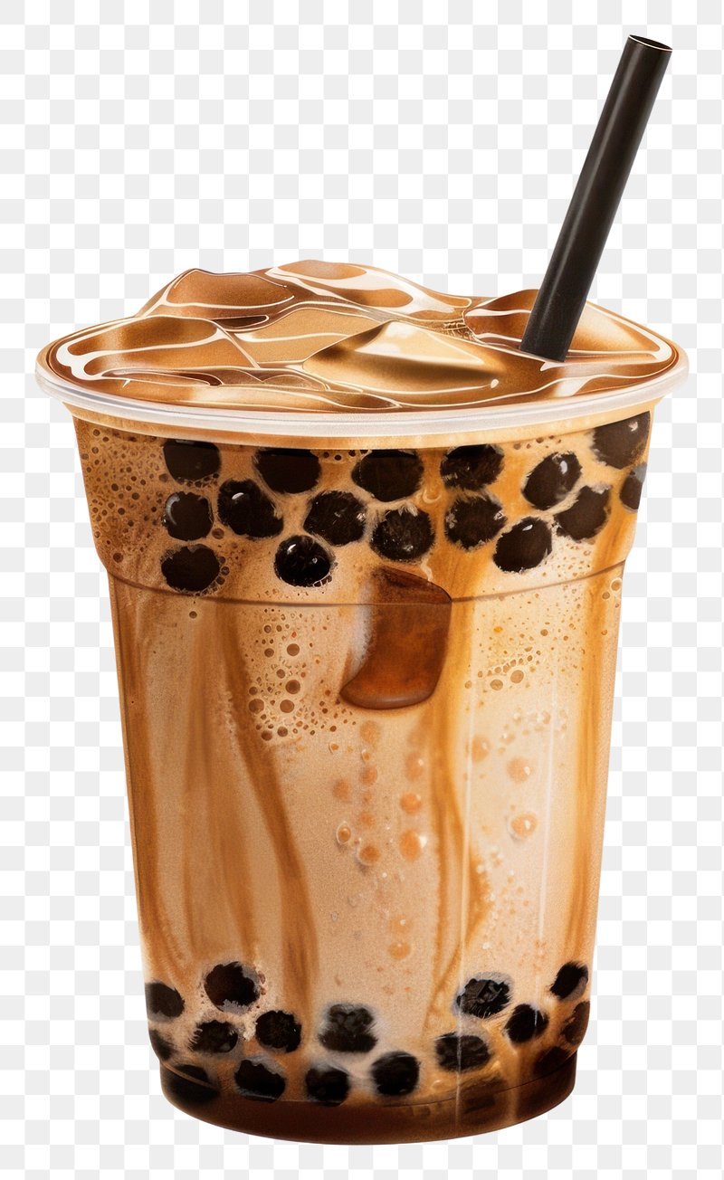 PNG boba milk tea beverage | Free PNG - rawpixel