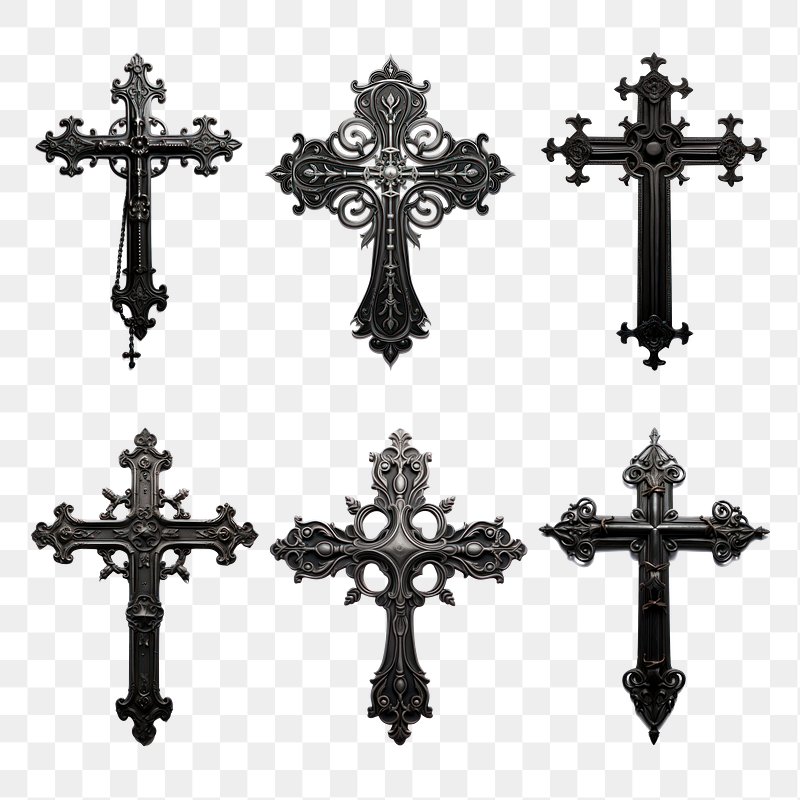PNG gothic cross design element | Free PNG - rawpixel