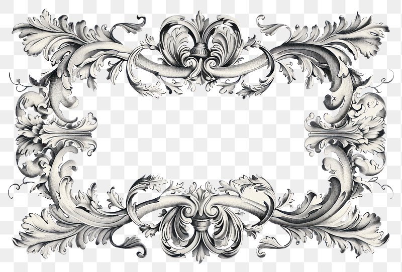 Black And White Frame PNG Transparent Images | Free Photos, PNG ...