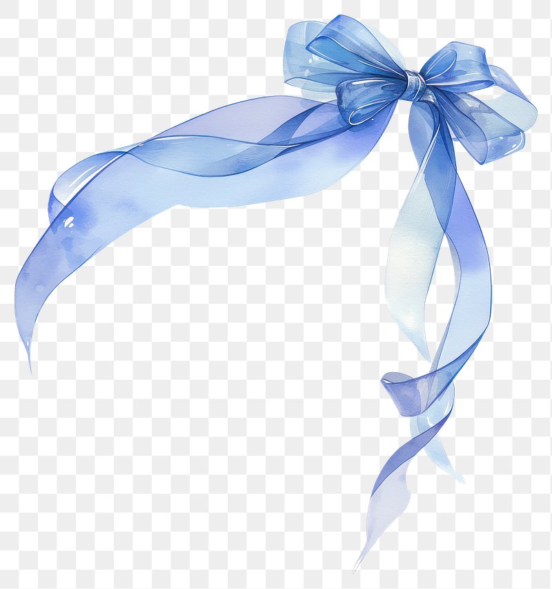 PNG Elegant blue ribbon illustration | Premium PNG - rawpixel
