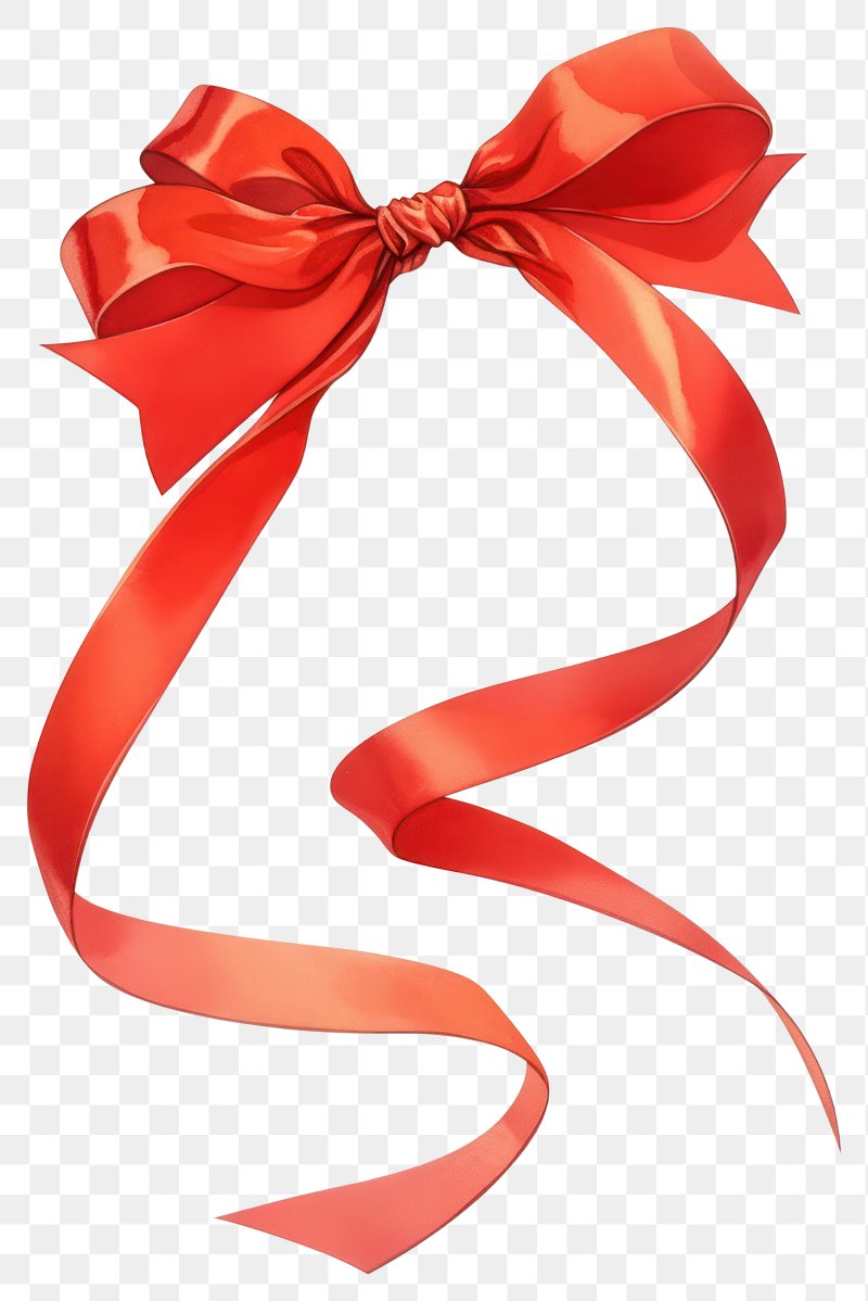PNG Elegant red ribbon bow | Premium PNG - rawpixel