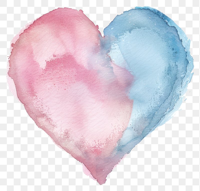 PNG Watercolor heart blending colors | Free PNG - rawpixel PNG Watercolor heart blending colors | Free PNG - rawpixel