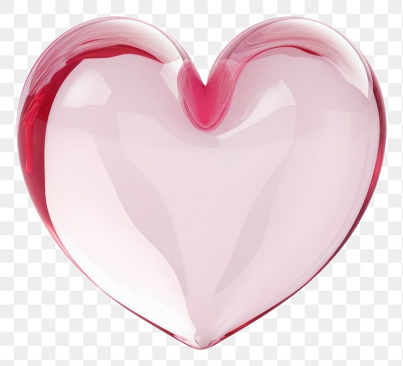 Heart Transparent Glass PNG Images | Free Photos, PNG Stickers ...