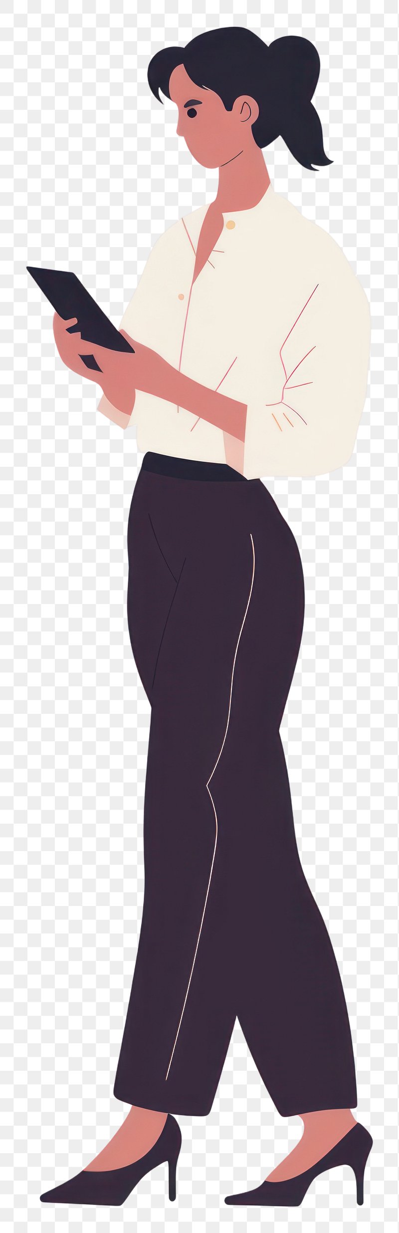 Woman Tablet PNG Images | Free Photos, PNG Stickers, Wallpapers ...