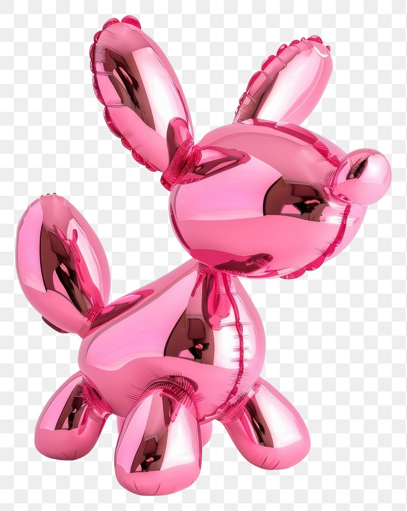 PNG Pink balloon animal sculpture | Premium PNG - rawpixel
