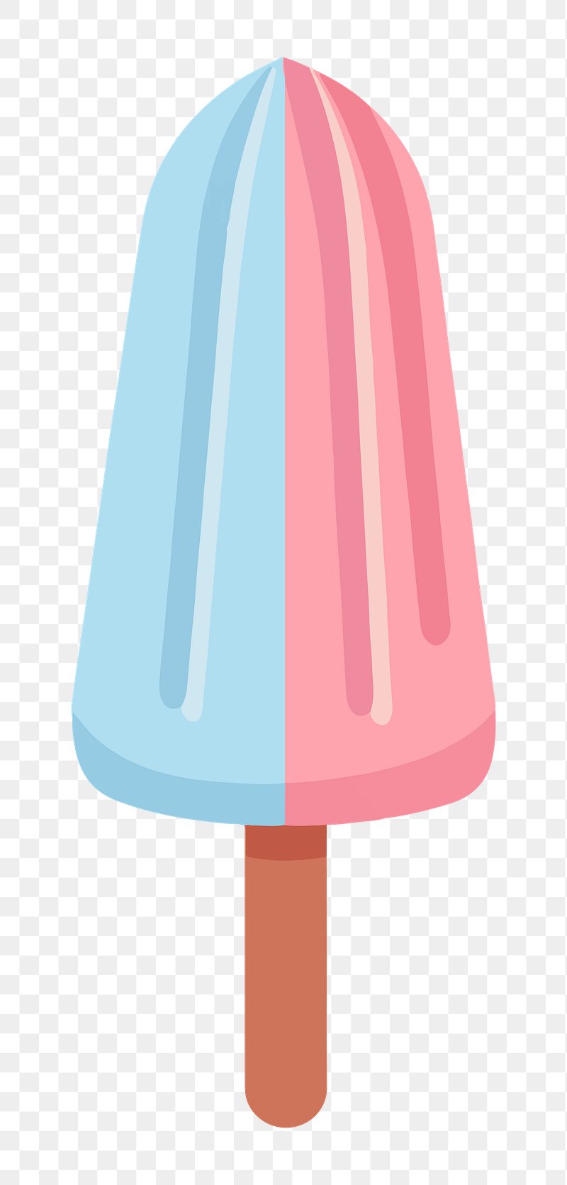 Cute smiling popsicle illustration | Free PNG - rawpixel