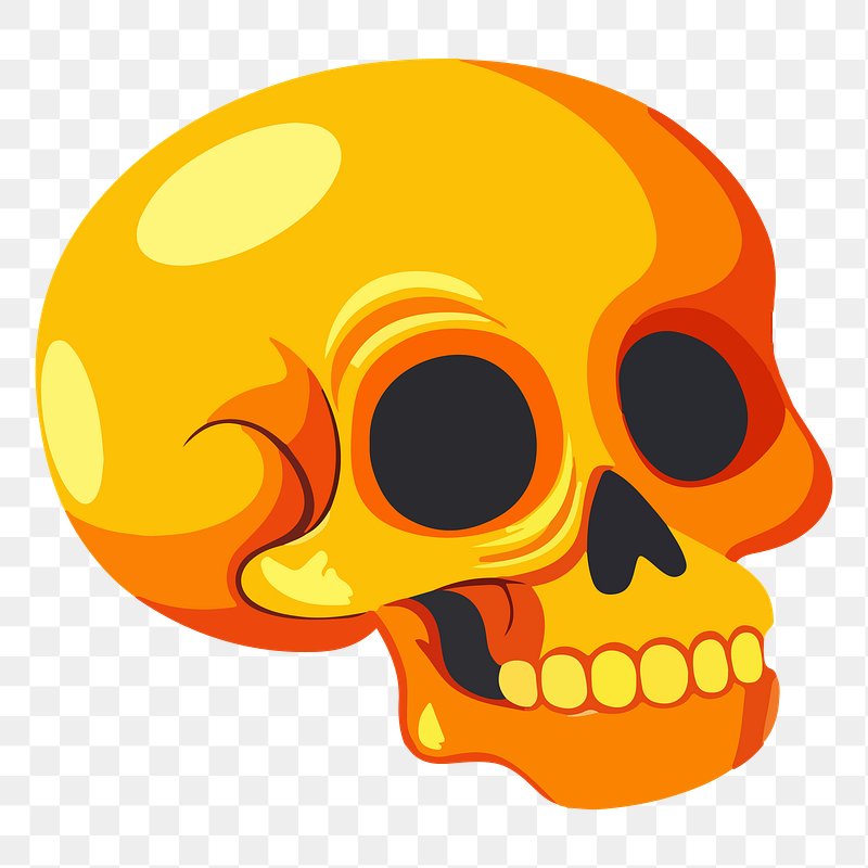 PNG skull element, transparent background | Free PNG - rawpixel