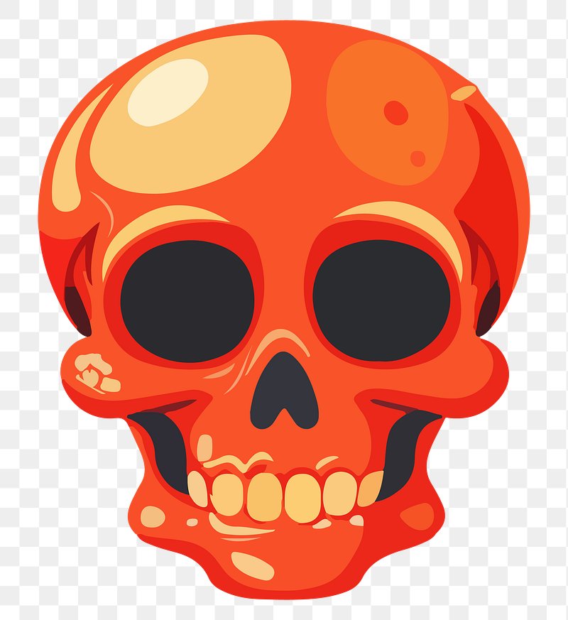 PNG skull element, transparent background | Free PNG - rawpixel