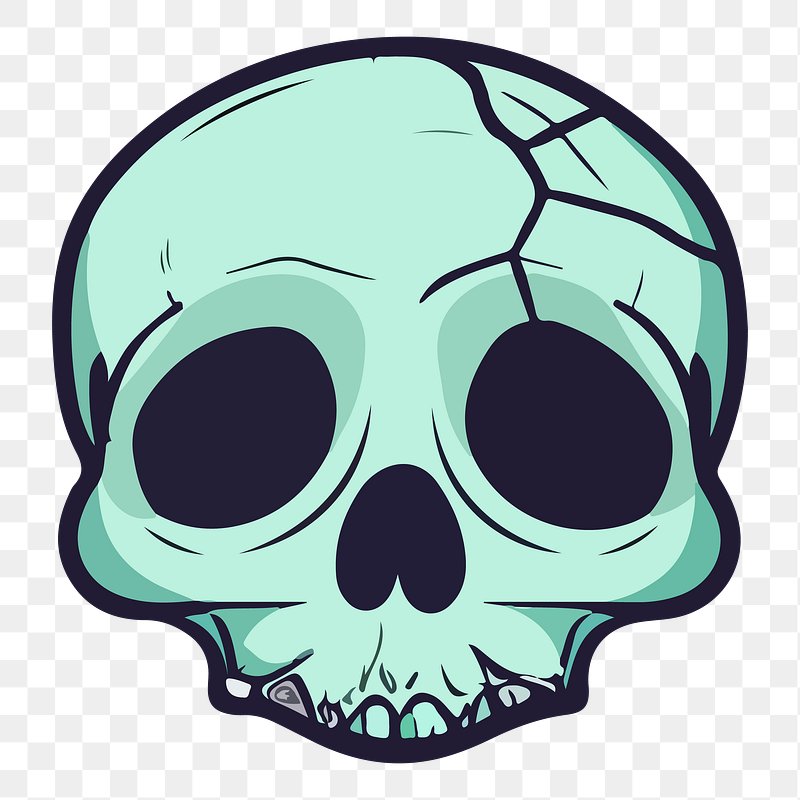 PNG skull element, transparent background | Free PNG - rawpixel