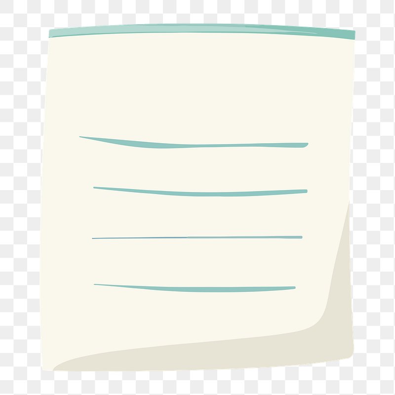 Blank Paper Notes Transparent PNG Images | Free Photos, PNG Stickers ...