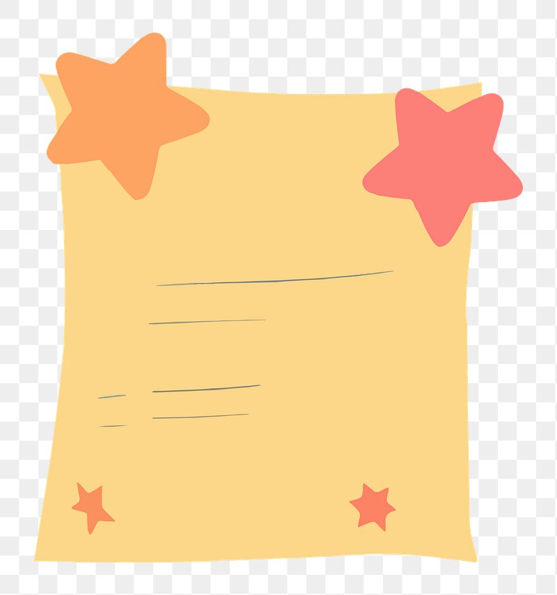 Cute sticky notes illustration vector | Free Vector - rawpixel