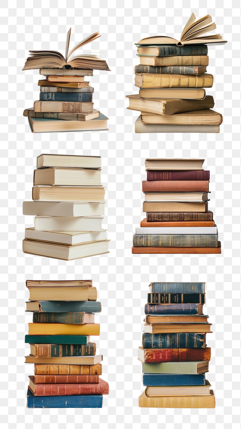Stack Of Book PNG Images | Free Photos, PNG Stickers, Wallpapers ...