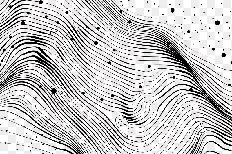 Abstract wavy lines png overlay | Free PNG - rawpixel