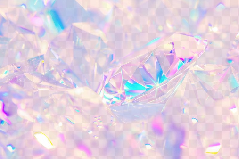 Vibrant iridescent crystal png overlay | Free PNG - rawpixel