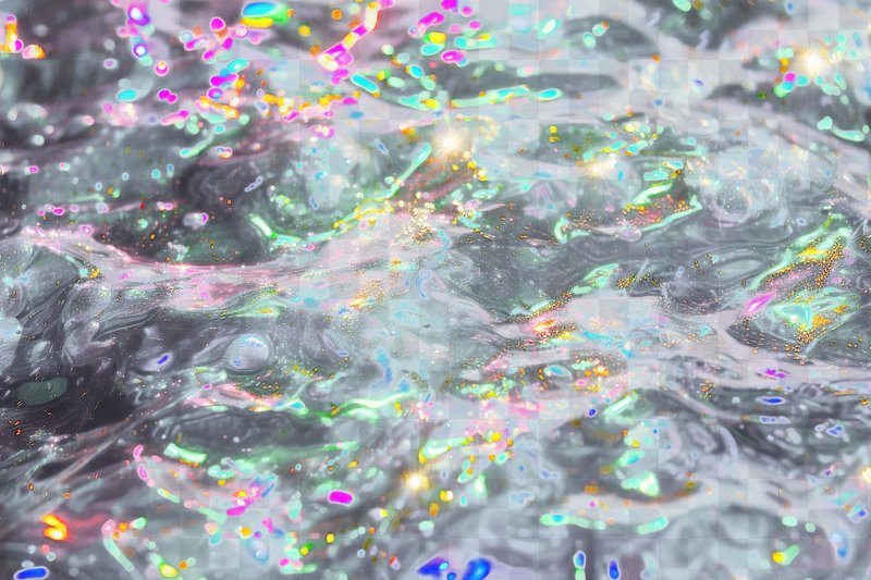 Vibrant holographic abstract png overlay | Free PNG - rawpixel