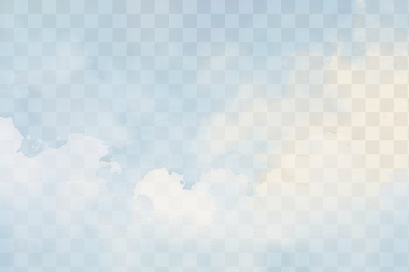 Abstract watercolor cloud png paint | Free PNG - rawpixel