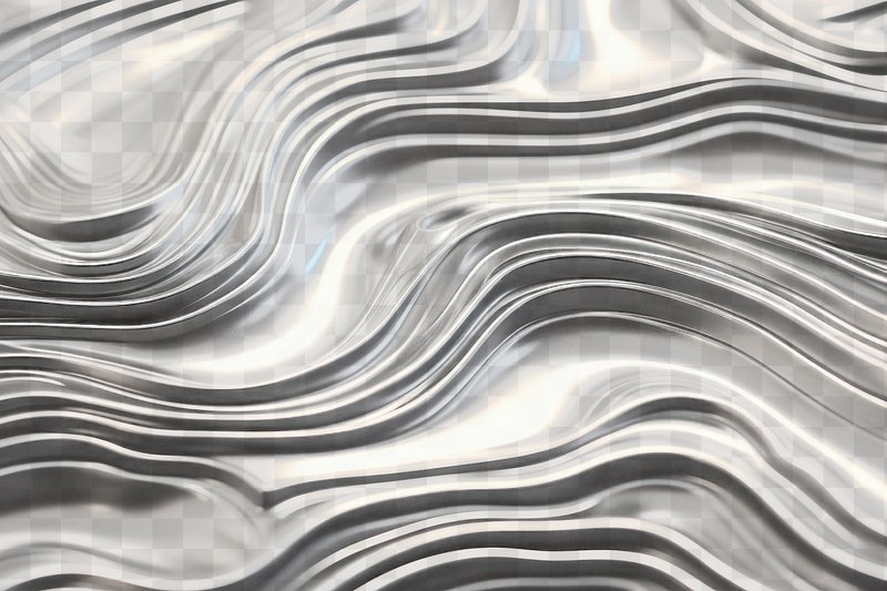 Abstract metallic wave pattern png | Free PNG - rawpixel