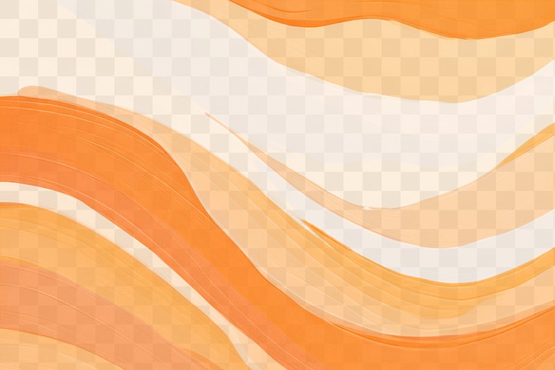 Vibrant abstract orange waves png | Free PNG - rawpixel