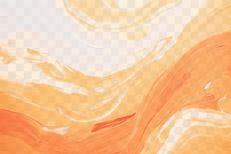 Vibrant abstract orange png paint | Free PNG - rawpixel