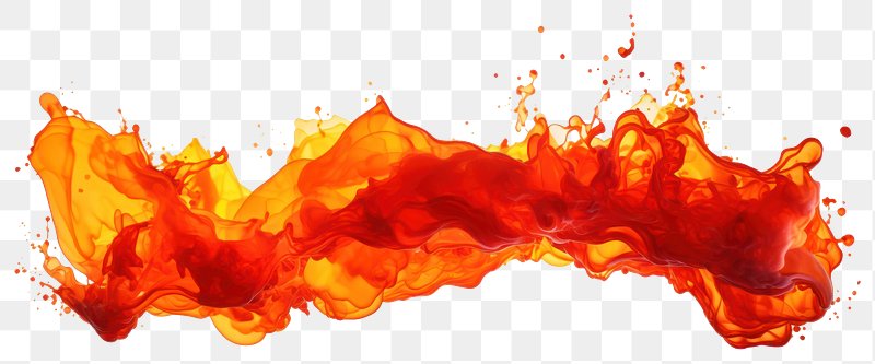Lava splash abstract expression mountain. | Free PNG - rawpixel