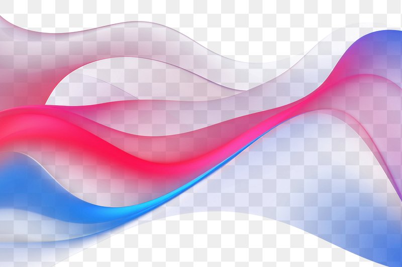 Colorful wave gradient png overlay | Free PNG - rawpixel