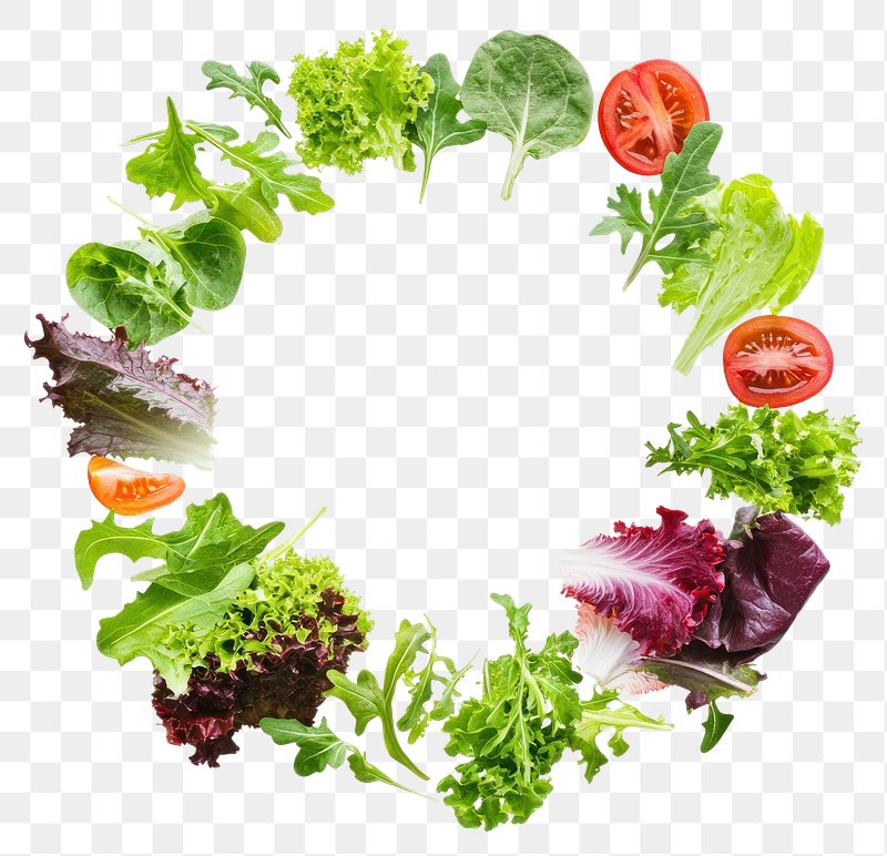 PNG Salads border vegetables produce | Premium PNG - rawpixel