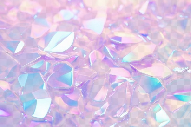 Vibrant iridescent crystal png overlay | Free PNG - rawpixel