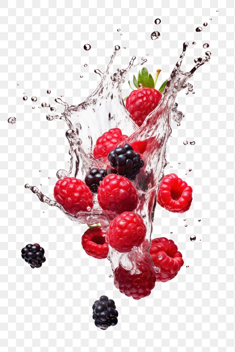 PNG Floating wild berries berry | Free PNG - rawpixel