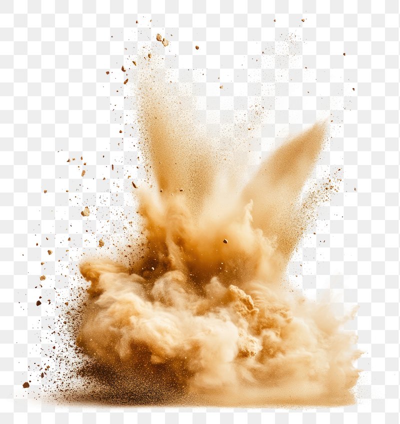 PNG Exploding sand dust effect | Free PNG - rawpixel