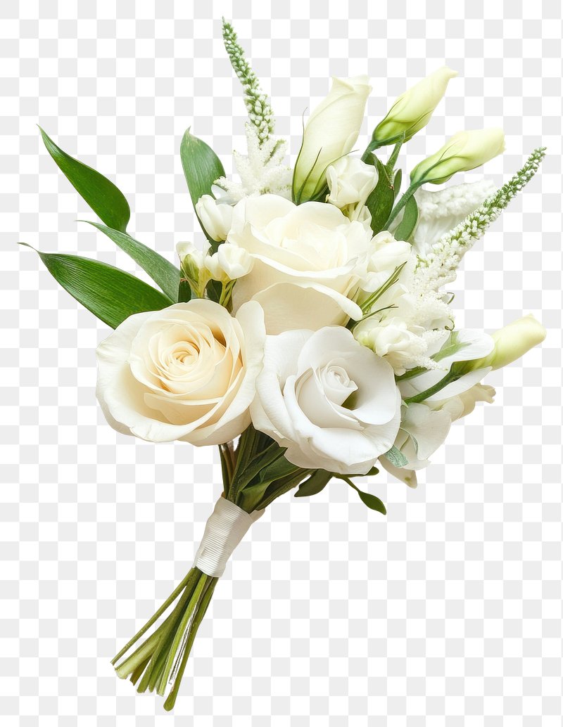 PNG White rose bouquet roses | Free PNG - rawpixel