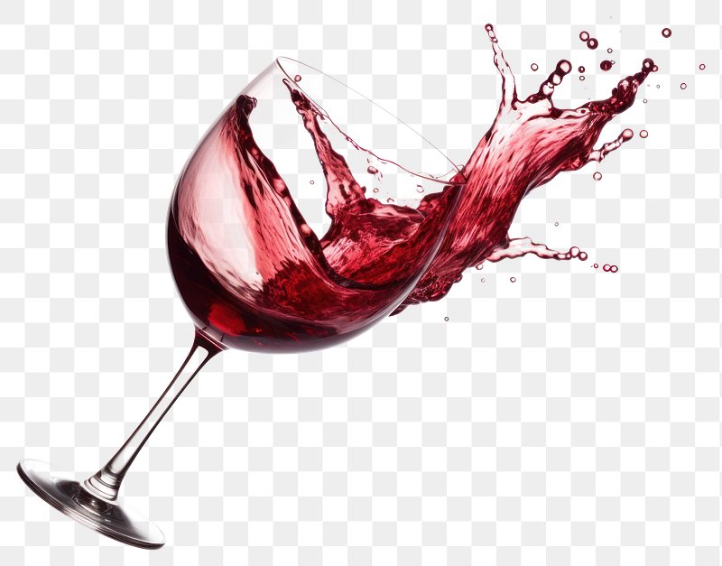 Wine Glass Spill Clipart