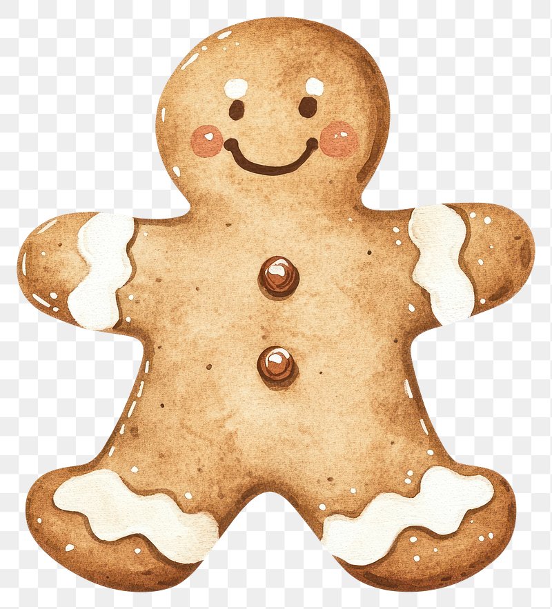 PNG Pink gingerbread man christmas | Premium PNG - rawpixel