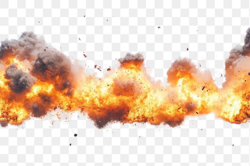 Explosion Impact Photo Dynamic Effect Cloud Images | Free Photos, PNG ...
