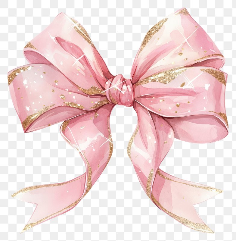 Pink Bow Png
