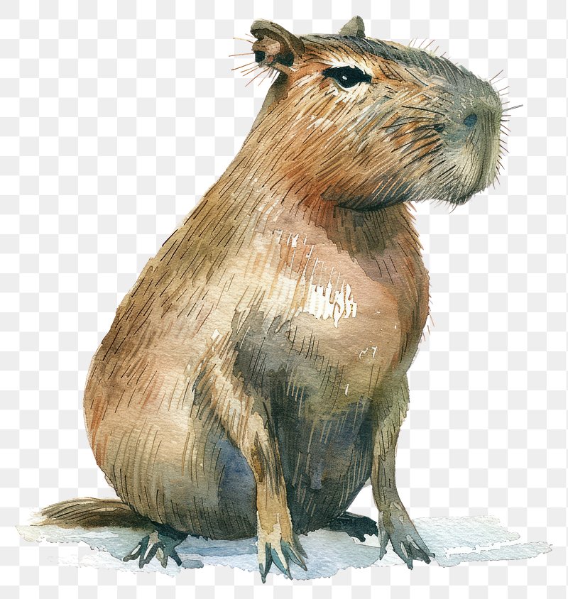 Capybara Transparent Background Images | Free Photos, PNG Stickers ...