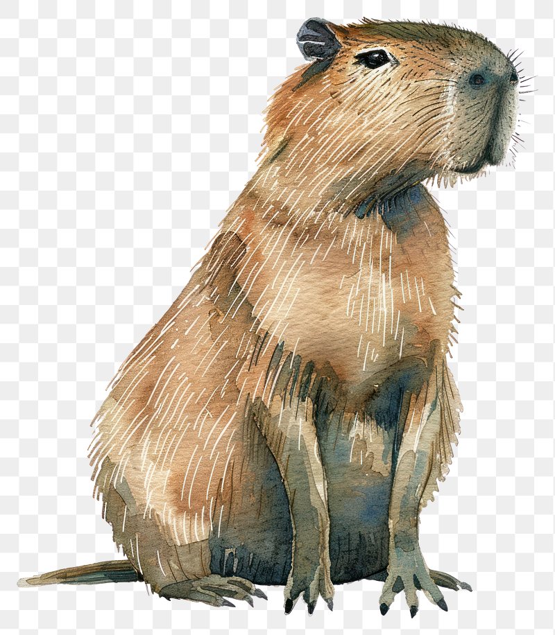 Capybara Transparent Background Images | Free Photos, PNG Stickers ...