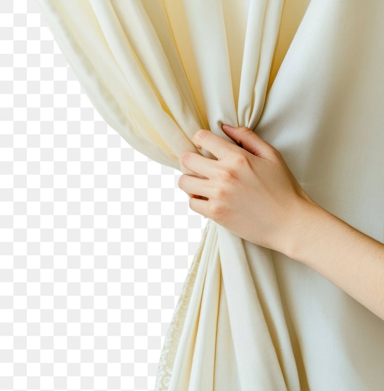 PNG Hand pulling curtain white | Premium PNG - rawpixel
