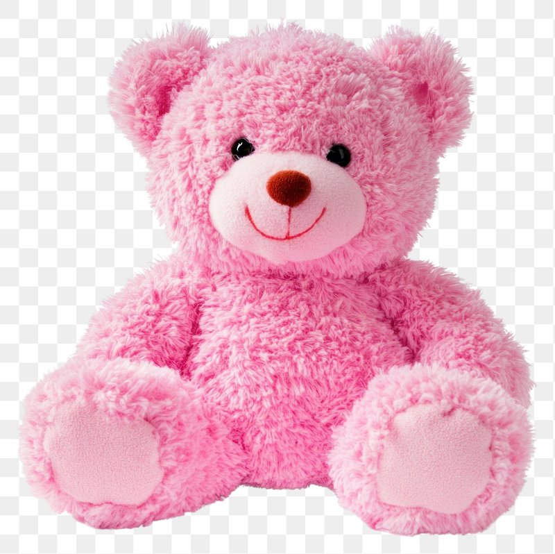 PNG Pink teddy bear toy | Free PNG - rawpixel