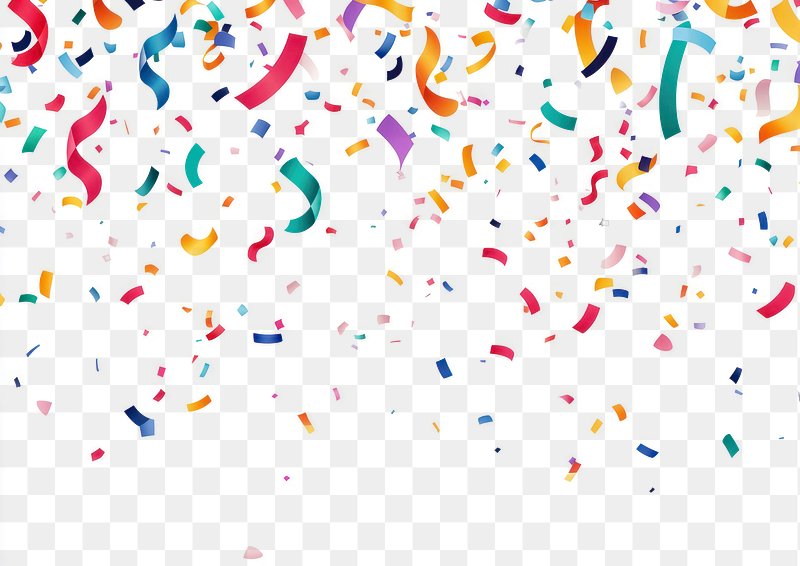 Blue confetti falling background blue | Free Photo Illustration - rawpixel