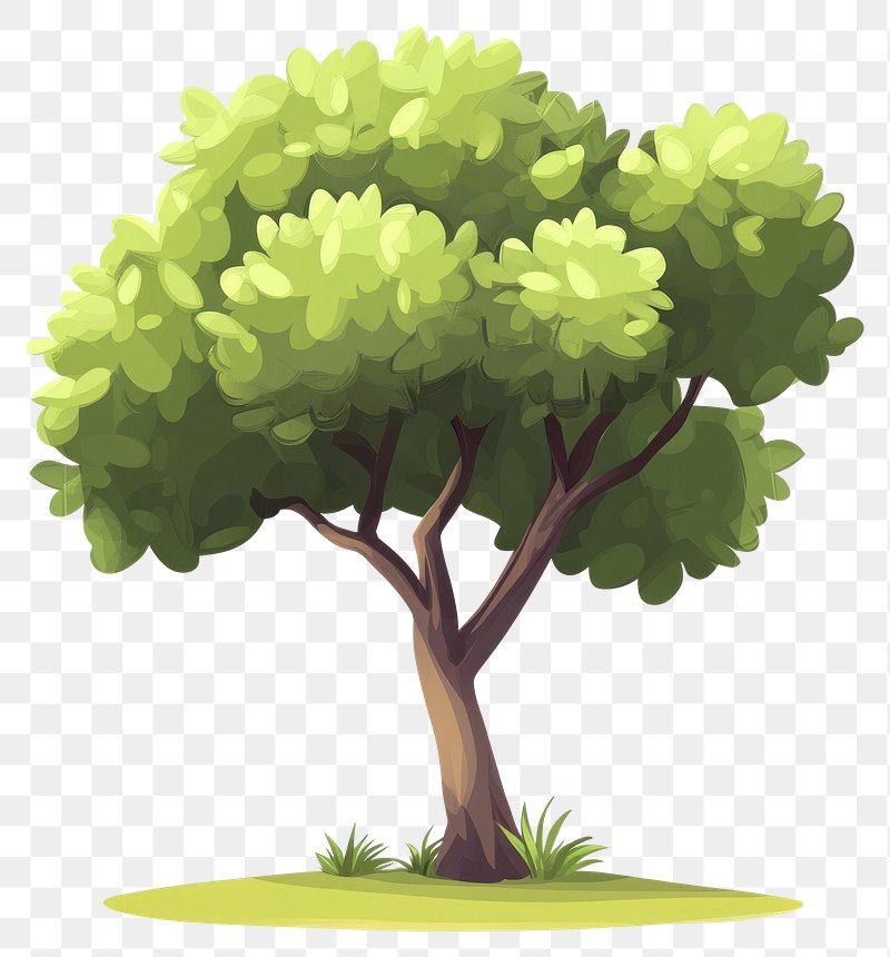PNG Cartoon tree illustration plant | Premium PNG - rawpixel