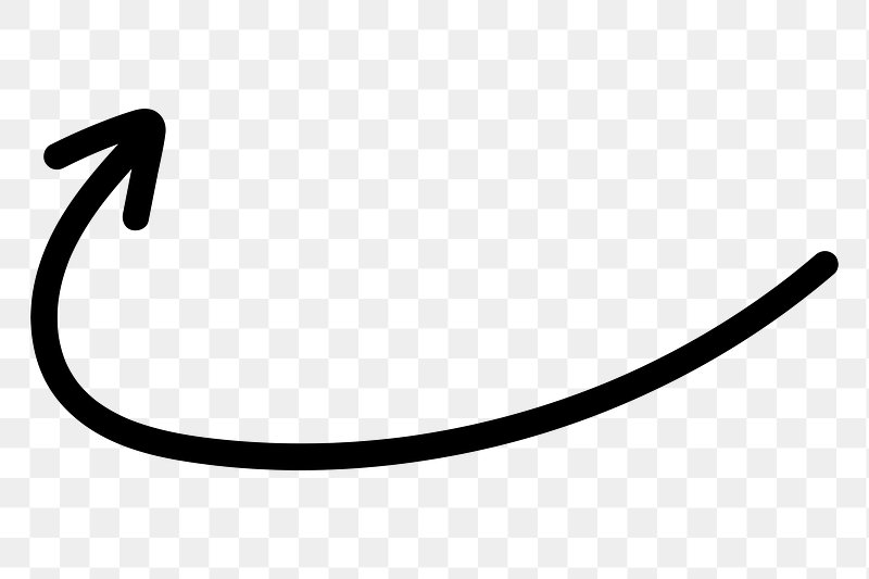 PNG Curved black arrow, transparent | Free PNG - rawpixel