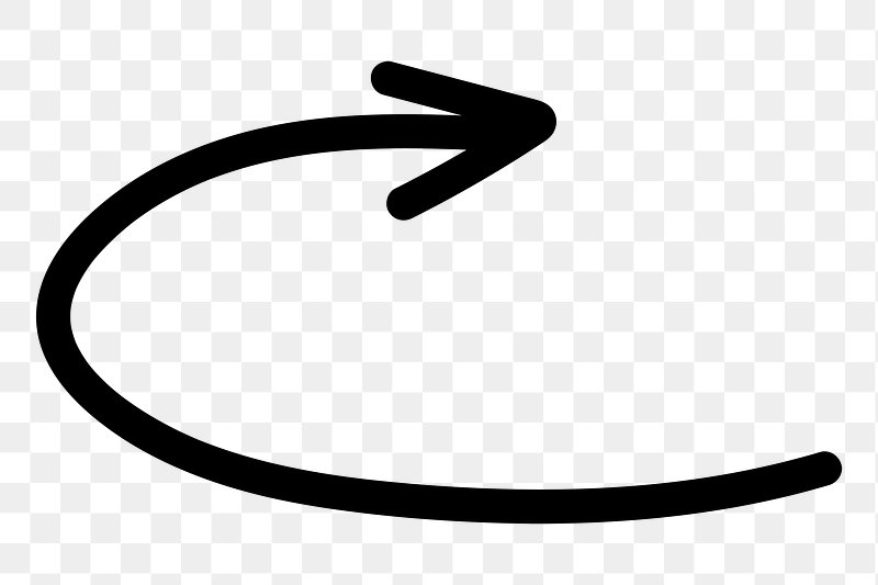 PNG Curved black arrow, transparent | Free PNG - rawpixel