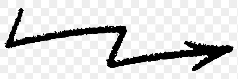 PNG Hand-drawn black arrow, transparent | Free PNG - rawpixel
