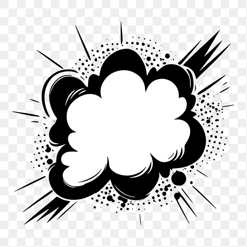 PNG comic explosion burst, transparent | Free PNG - rawpixel