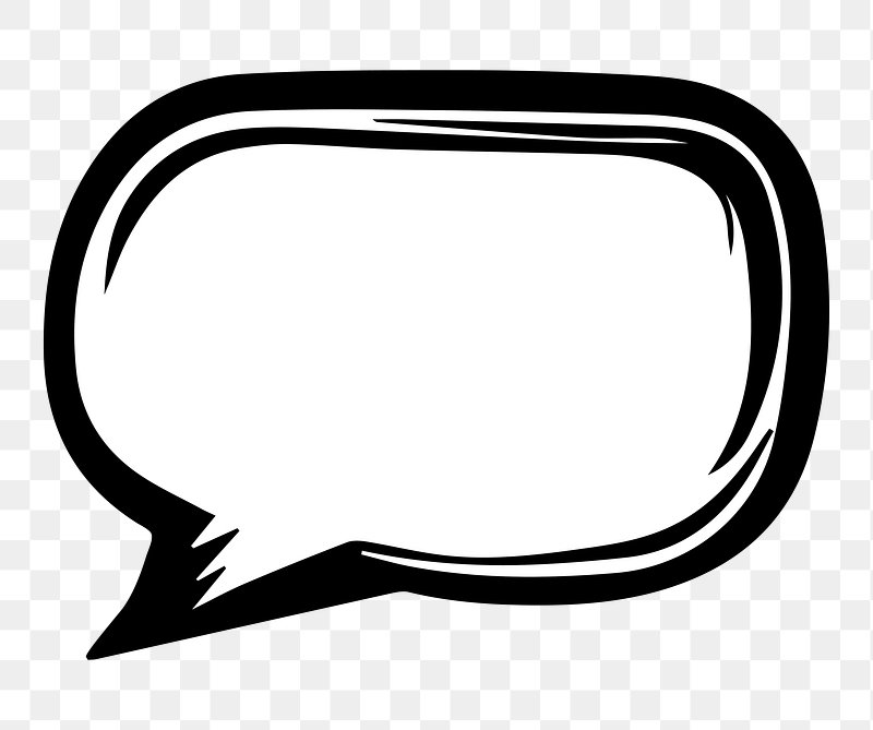 Thought bubble png outline shape | Free PNG - rawpixel