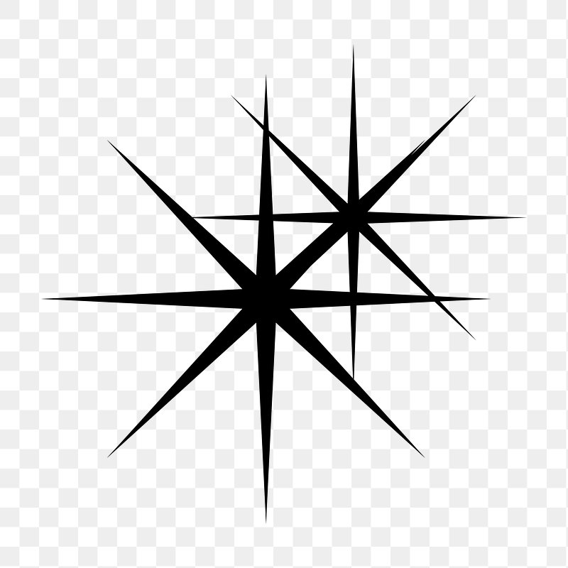 PNG Minimalist black starburst icon | Free PNG - rawpixel