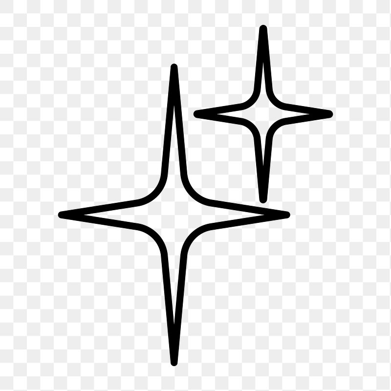 PNG Sparkle star, transparent background | Free PNG - rawpixel