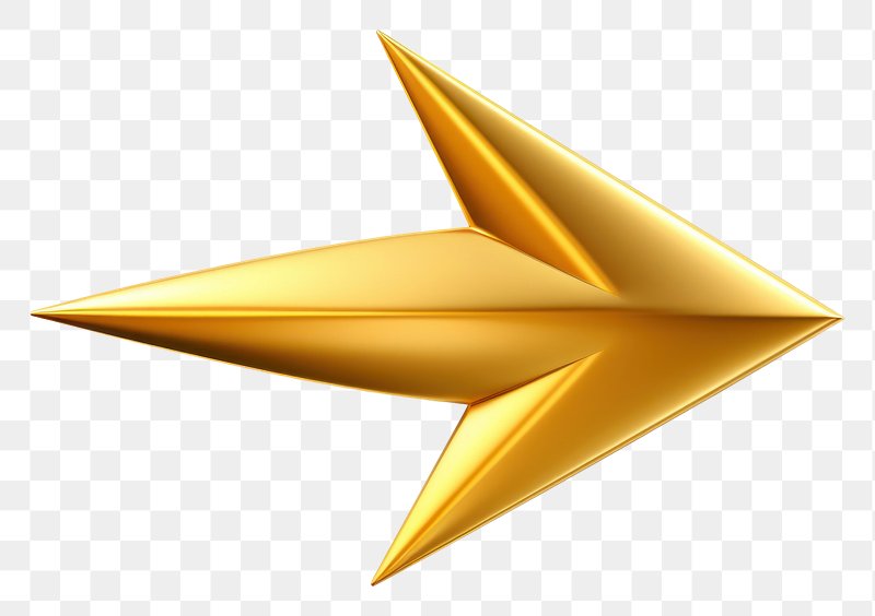 PNG Arrow gold symbol shiny. | Free PNG - rawpixel
