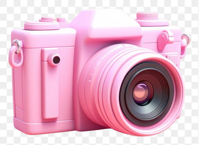 PNG Pink camera photographing electronics | Free PNG - rawpixel